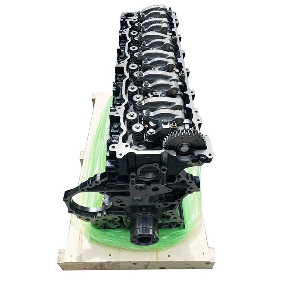 6HK1 Long Block Cylinder Block Assembly w/ Camshaft Rocker Arm Cylinder ...