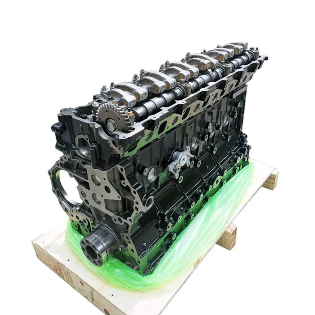 6HK1 Long Block Cylinder Block Assembly w/ Camshaft Rocker Arm Cylinder ...